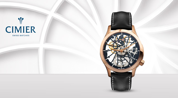 Royal Skeleton Watch - Rose Gold&Black
