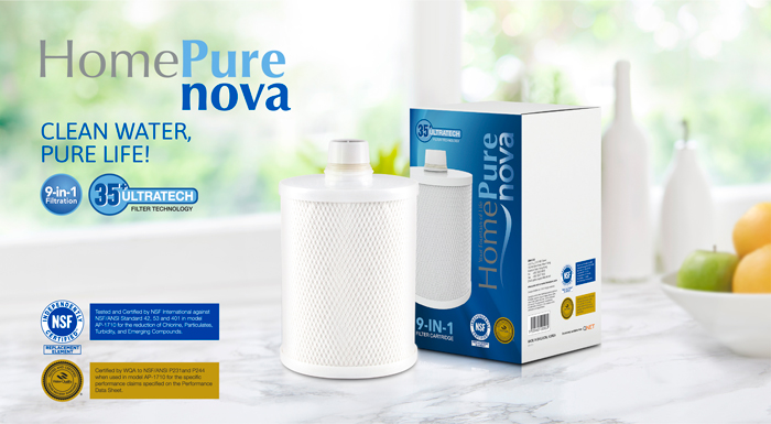 HOMEPURE NOVA + 9-STAGE FILTER CARTRIDGE